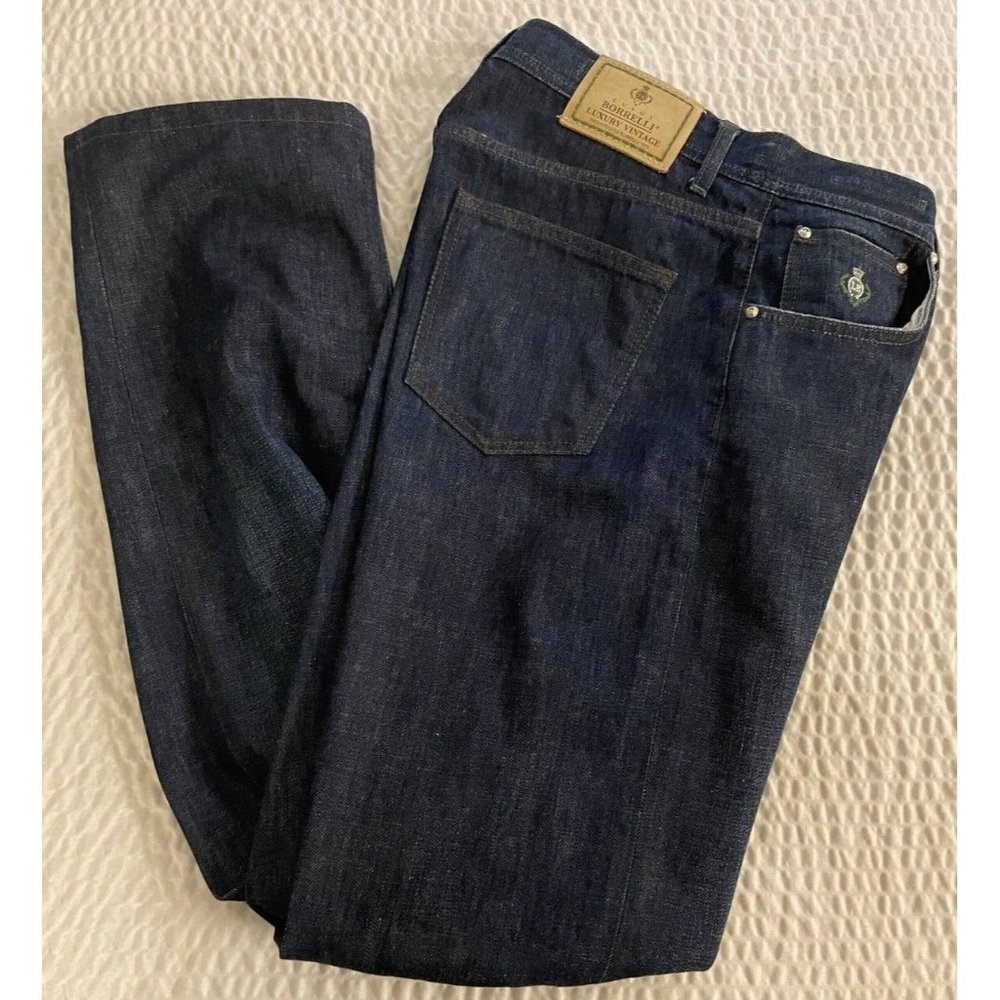 Luigi Borrelli Luxury Vintage Made In Italy Distresse… - Gem